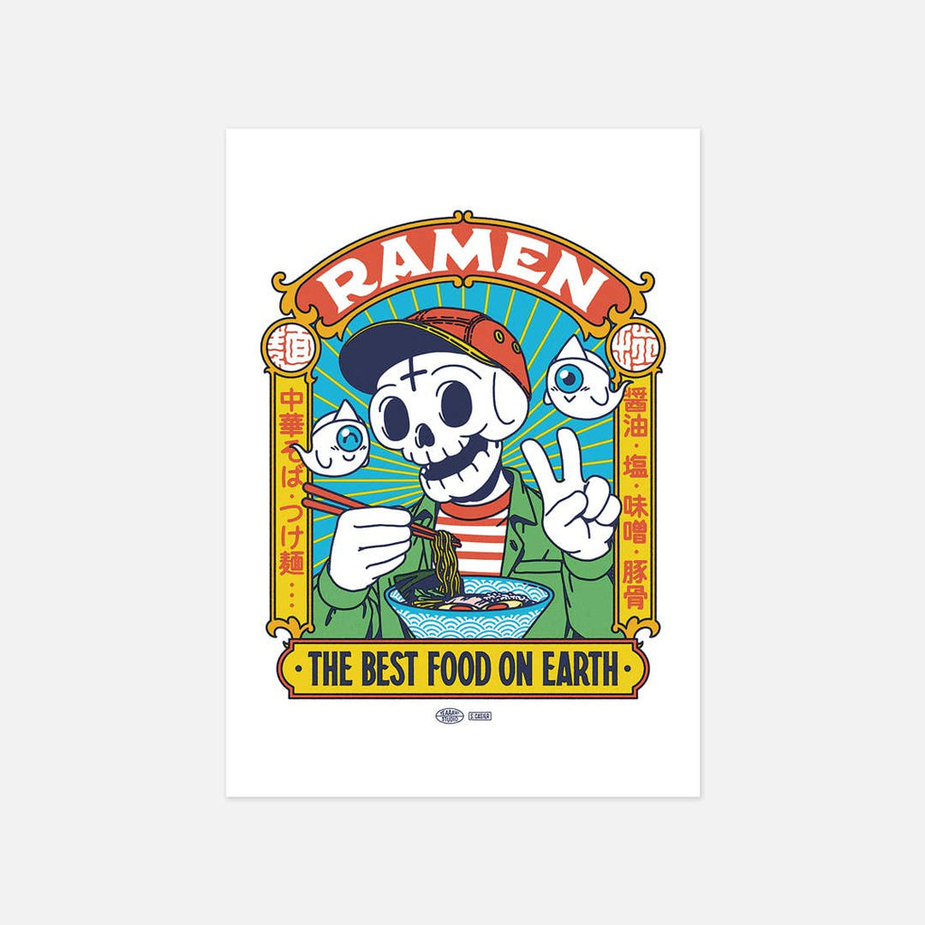 Buy Best Food postcard with ramen motif | Shinkoko – SHINKOKO